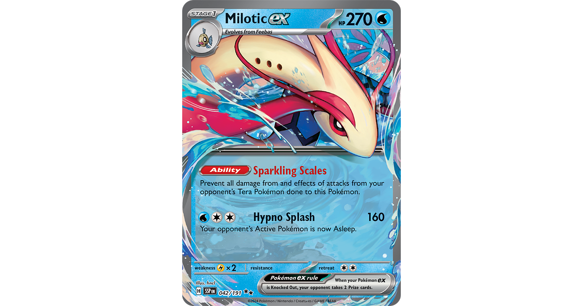 Milotic ex - 042/191 - Double Rare - SSP