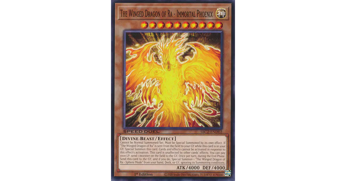 The Winged Dragon of Ra - Immortal Phoenix - SBC2-END02 - Co