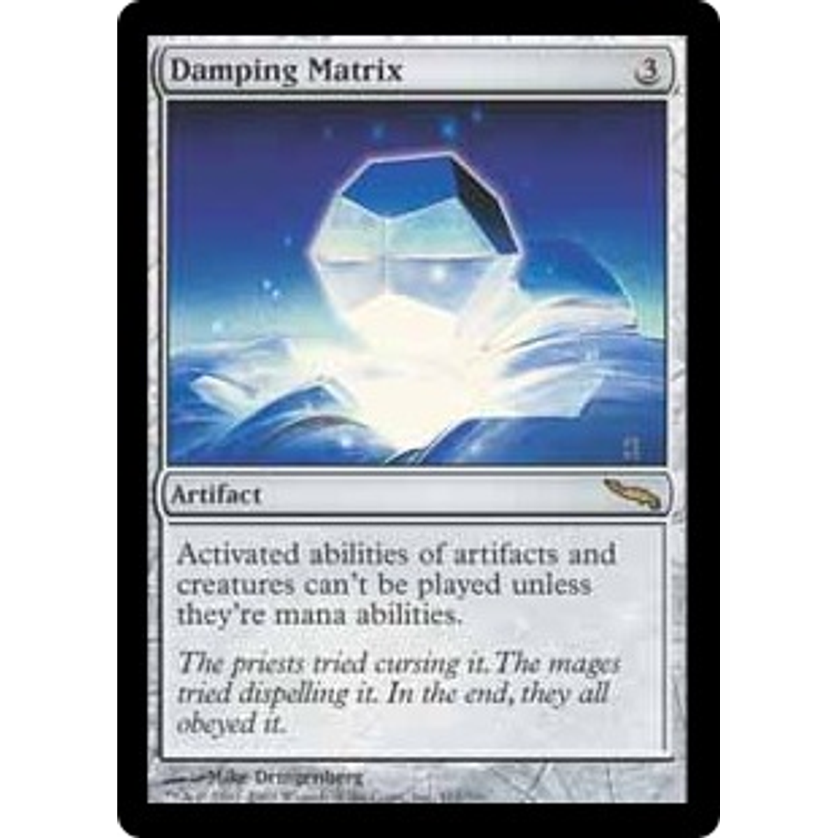 Damping Matrix - MRD - R