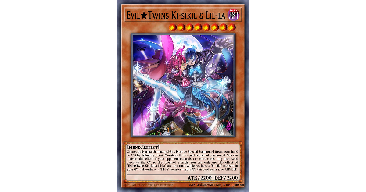 Evil★Twins Ki-sikil & Lil-la - RA04-EN037