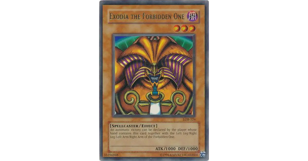 Exodia the Forbidden One - LOB-124 - Ultra Rare Unlimited
