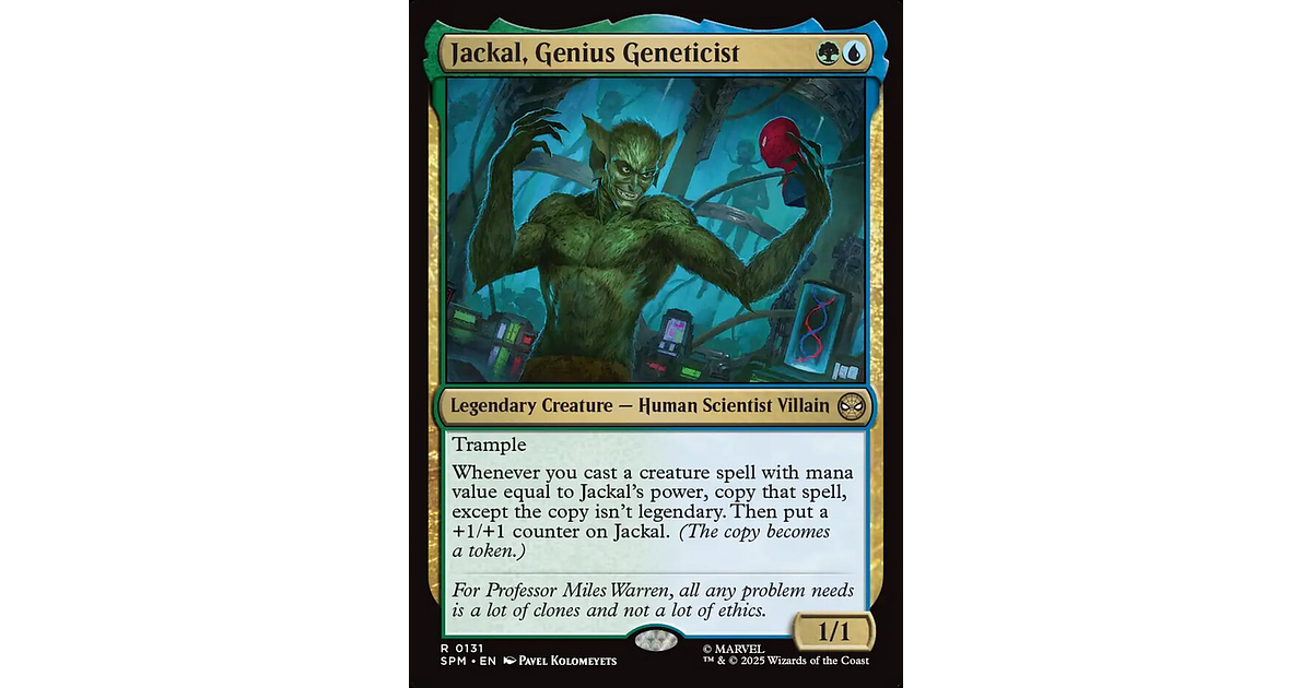 Jackal, Genius Geneticist - SPM - R