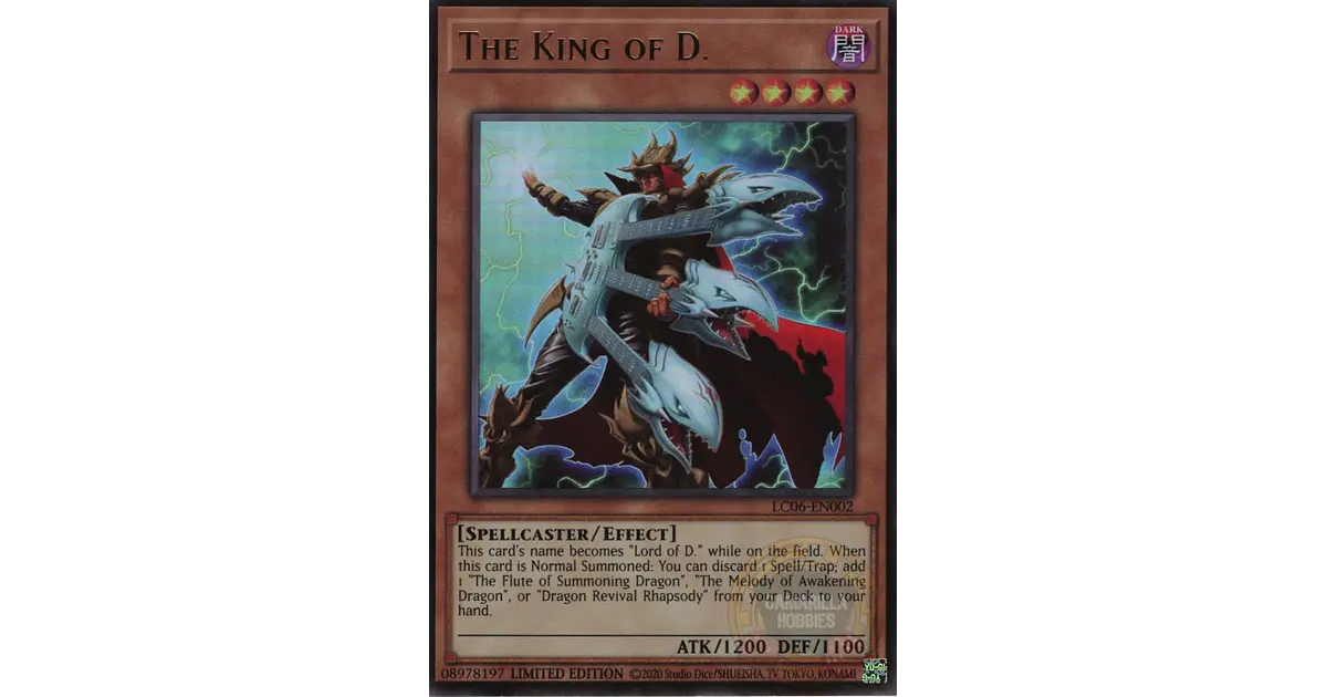 The King of D. - LC06-EN002 - Ultra Rare (Reprint)