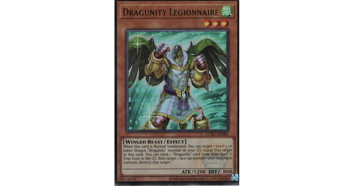 Dragunity Legionnaire - LCKC-EN085 - Ultra Rare (Reprint)