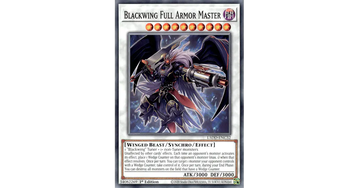 Blackwing Full Armor Master - L5DD-ENC32 - Common