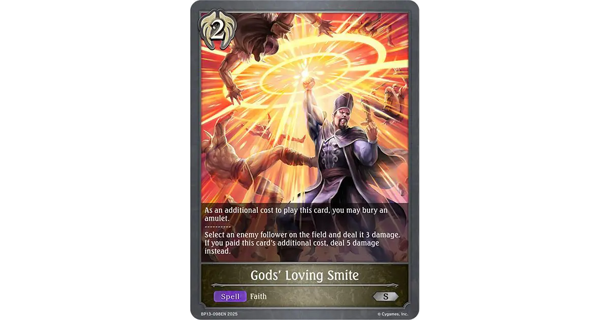 Gods' Loving Smite - BP13-098EN - Silver