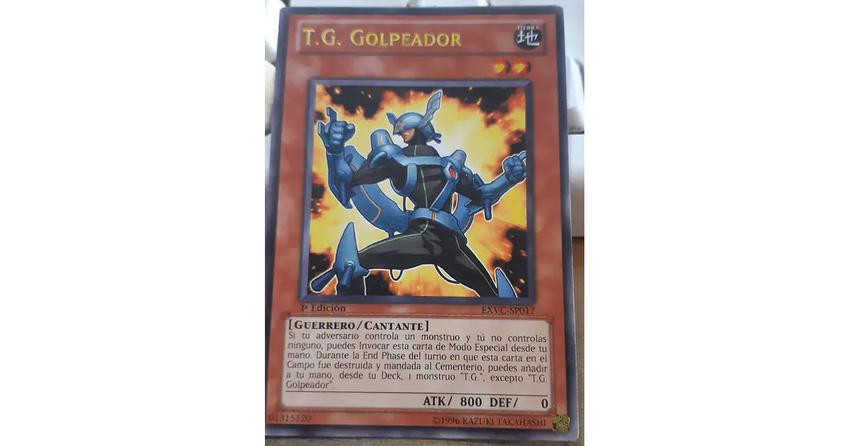 T.G. Striker - EXVC-EN017 - Rare (error de Impresion) let...