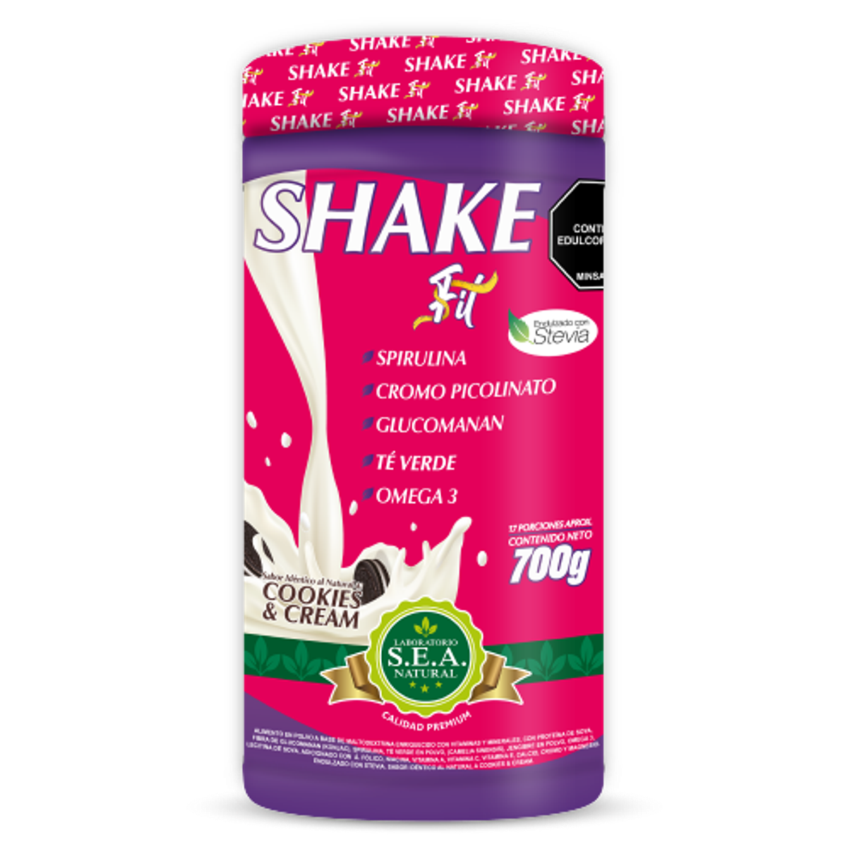 Shake Fit Polvo 700g | Sea Natural | Naturales Vida Sana