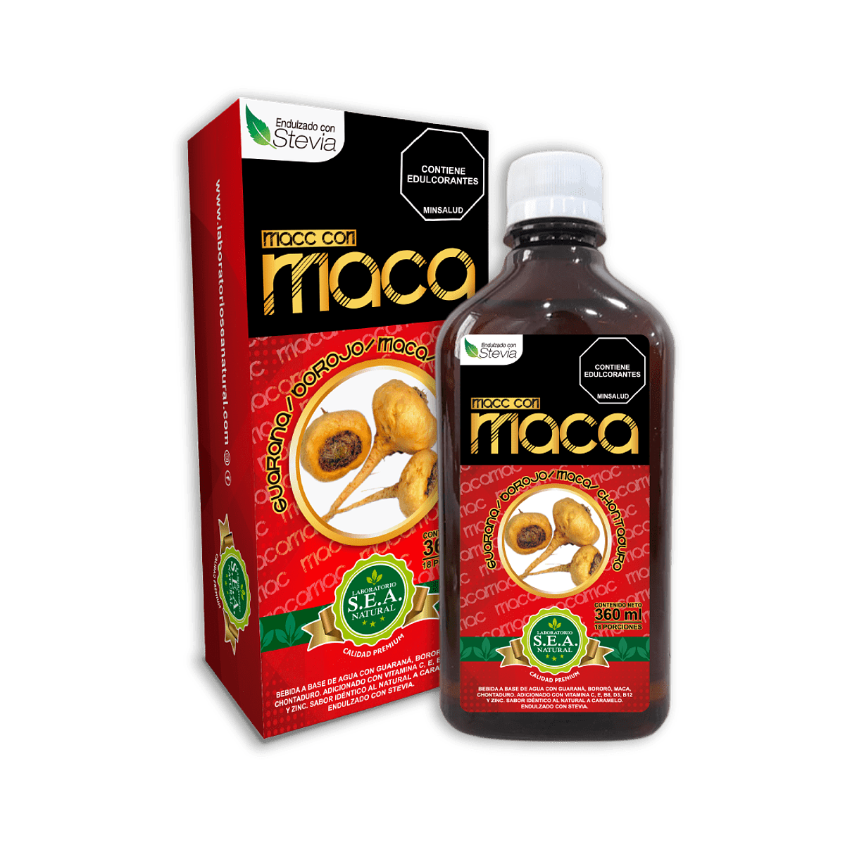 Maca Líquida 360ml | Sea Natural | Alimentos Naturales Vida Sana SAS