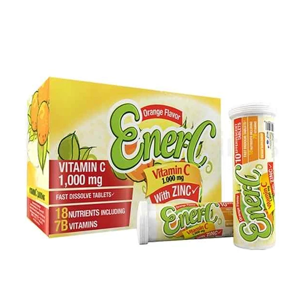 Vitamina C Efervescente 1000mg - ENERC | HEALTHY AMERICA | Naturales ...