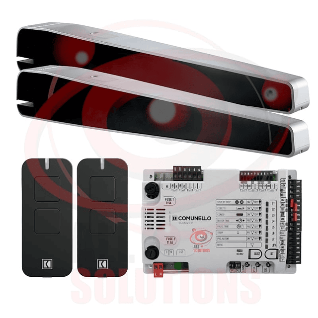 Kit de Brazo Batiente Comunello Abacus 300 24V Uso Reside...