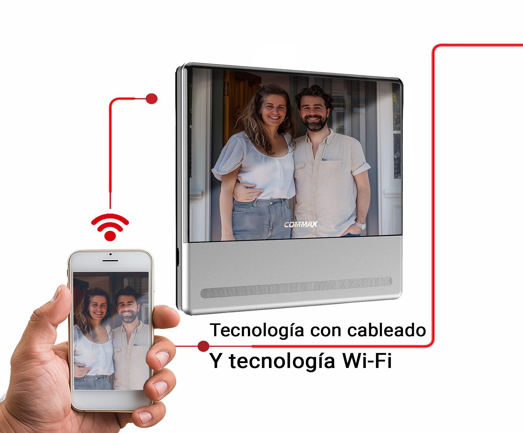 Monitor Commax CDV-70QT - WIFI