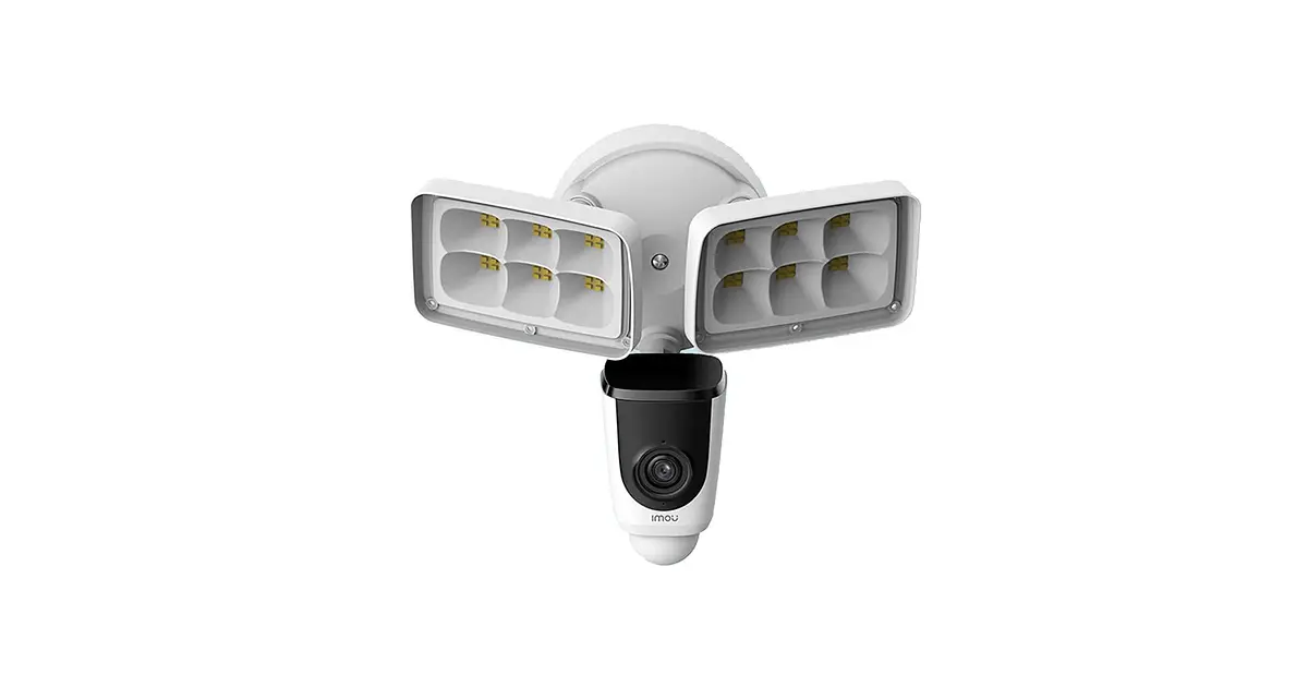 Cámara de Seguridad WiFi Exterior con Foco y Sirena 110dB