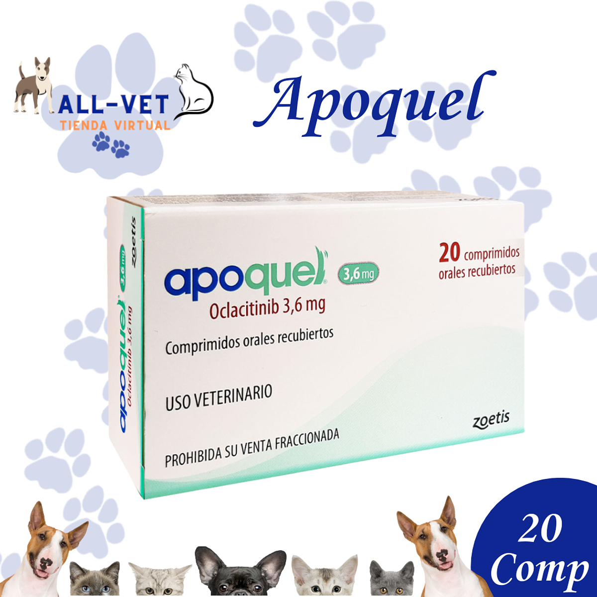 Apoquel 3,6 mg 20 Comp