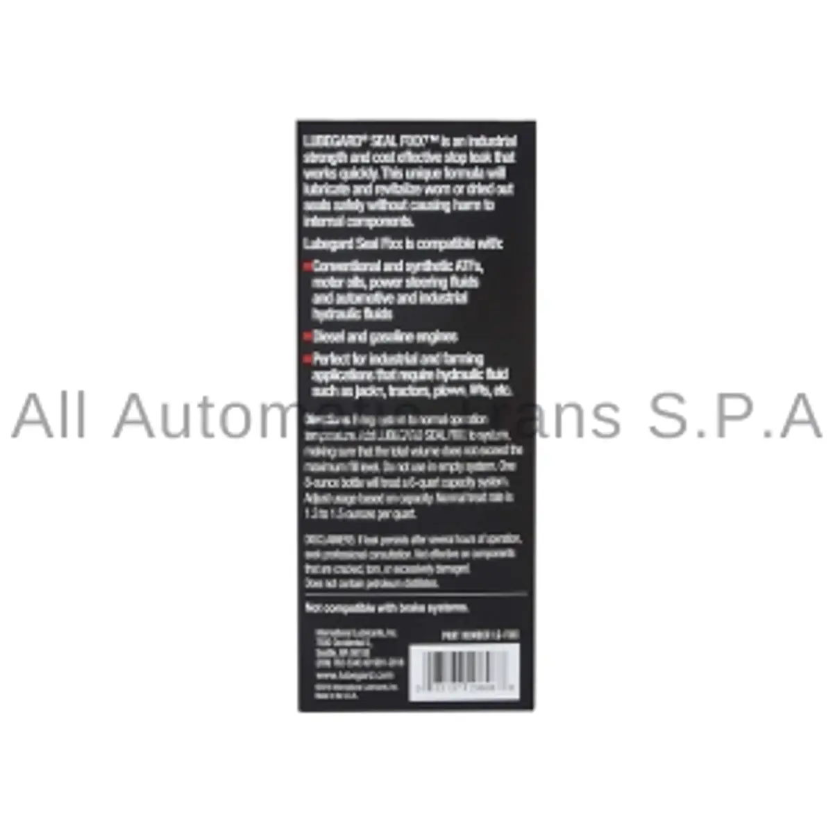 Lubricantes Seal Fixx 8 Oz Lubegard