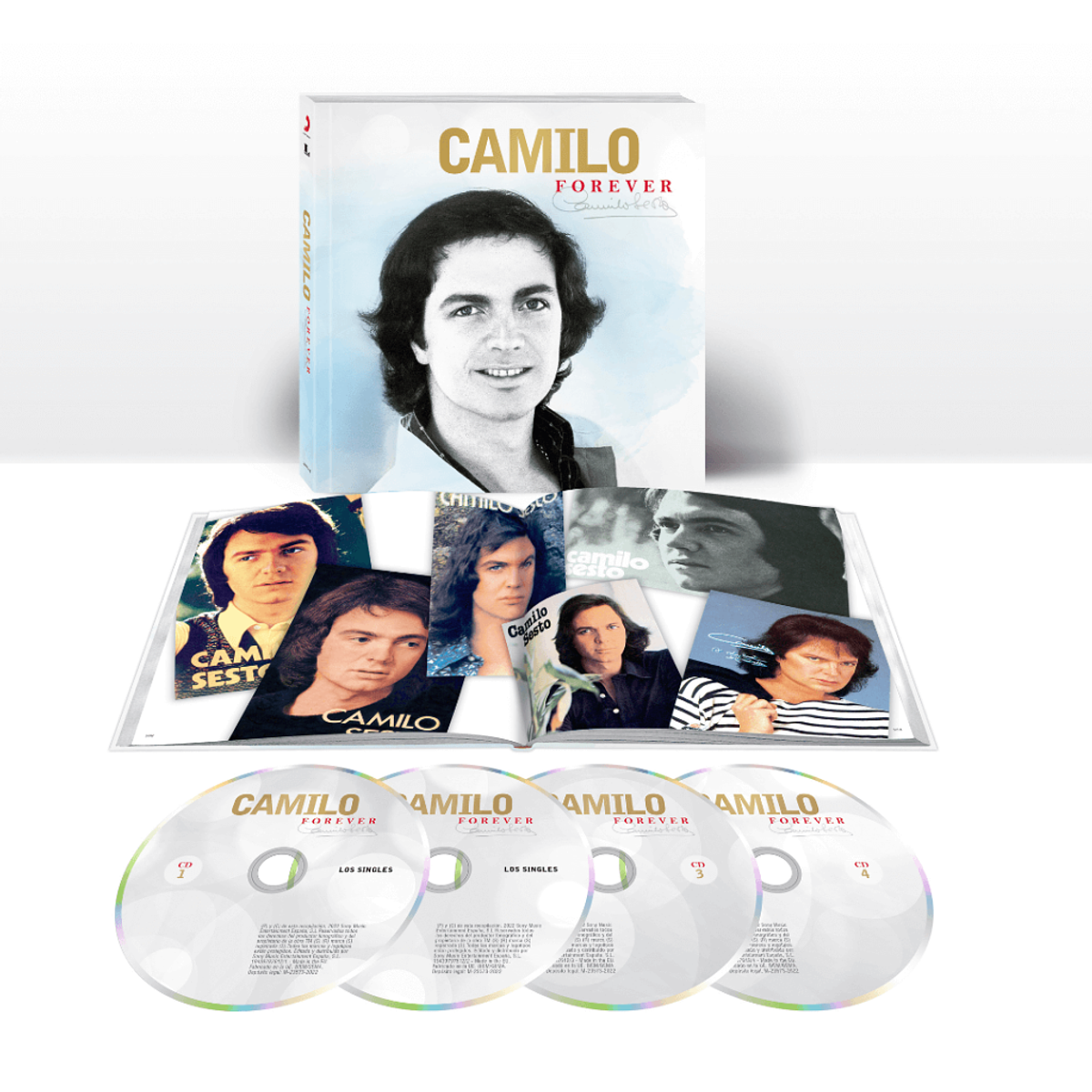Camilo Sesto – Camilo Forever - Box Set - 4 Cds - Contiene L