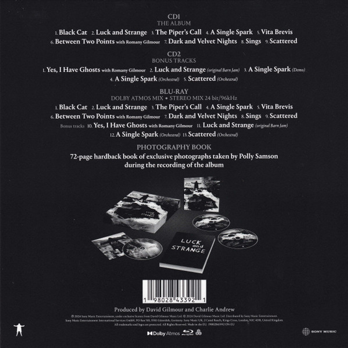 David Gilmour – Luck And Strange - Box Set - 2 Cds + Blu Ray