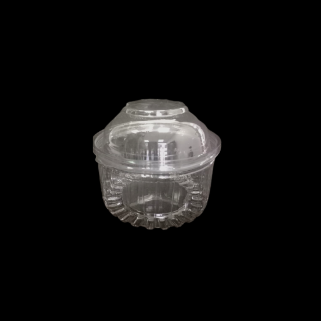 CLAMSHELL REDONDO 16OZ H77,5/480 UN/CAJA DOMO