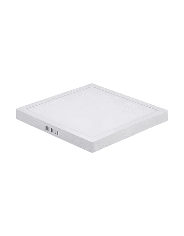 Foco Cuadrado Luz LED Color Blanco De 24W. 6.500K. Sobrepues
