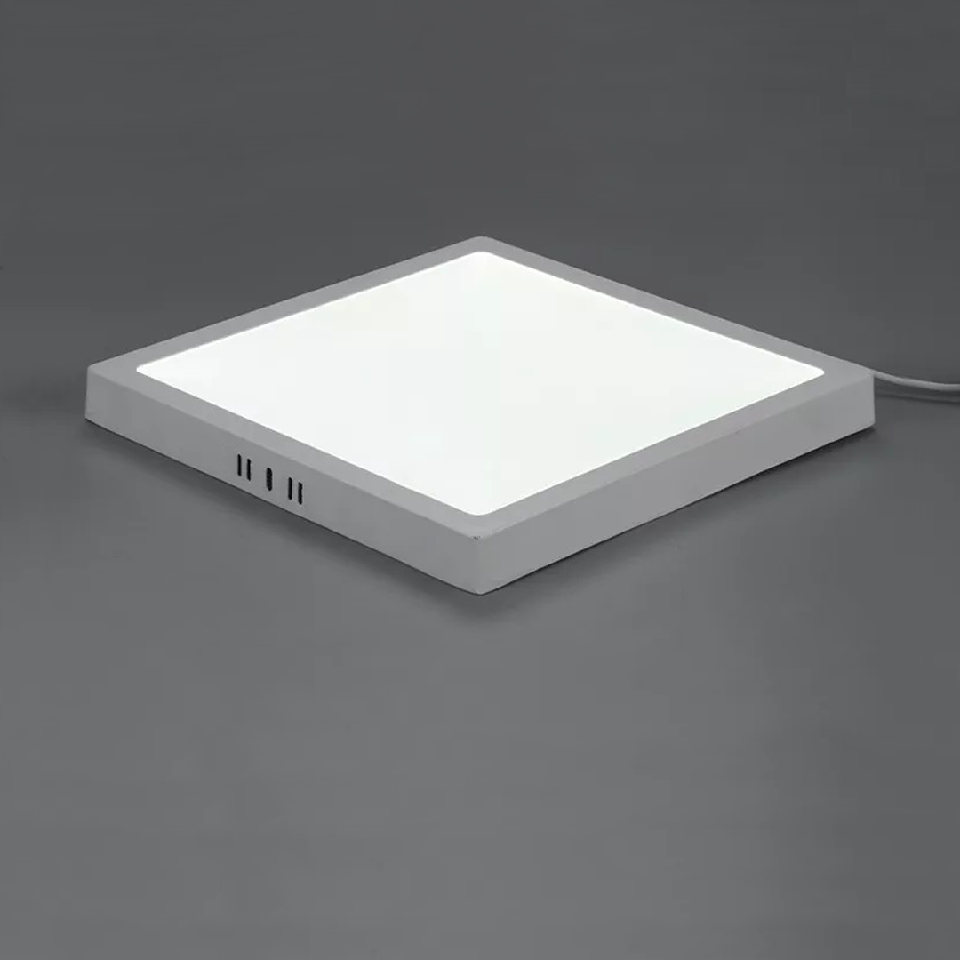 Foco Cuadrado Luz LED Color Blanco De 24W. 6.500K. Sobrepues
