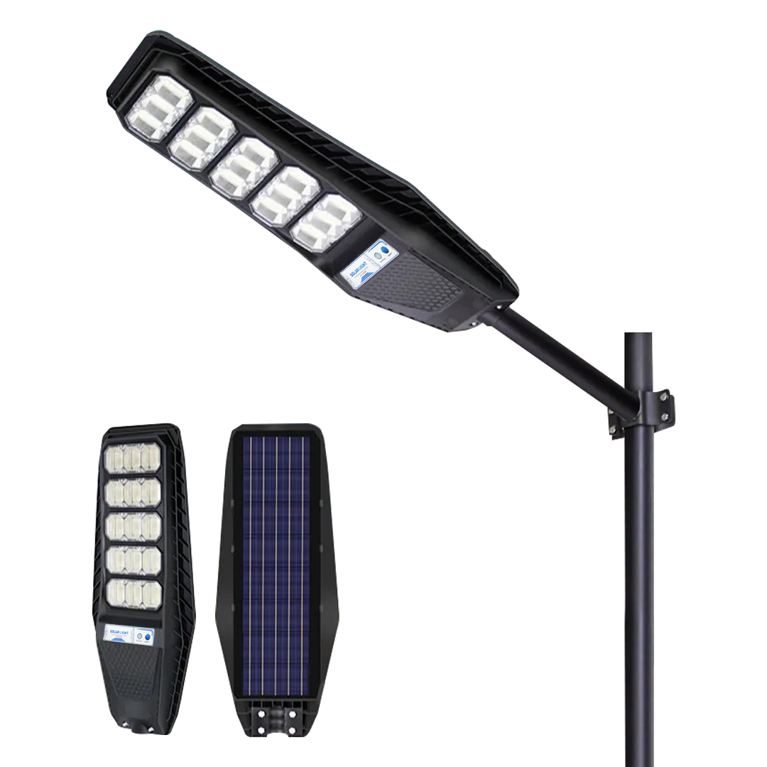 Foco Solar LED De Exterior Con Panel Solar y Sensor De Luz 5