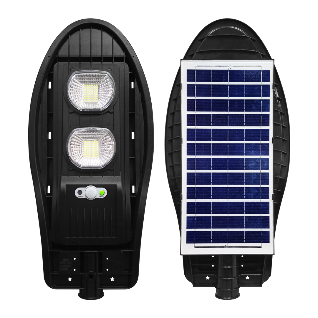 Foco Solar LED De Exterior Con Panel Solar y Sensor De Luz 1