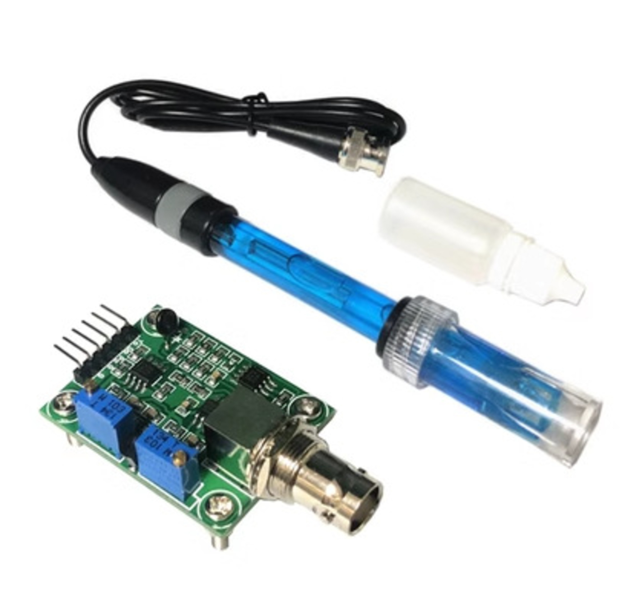 Sensor De Ph Líquido + Electrodo Hidropónico Bnc PH-4502C