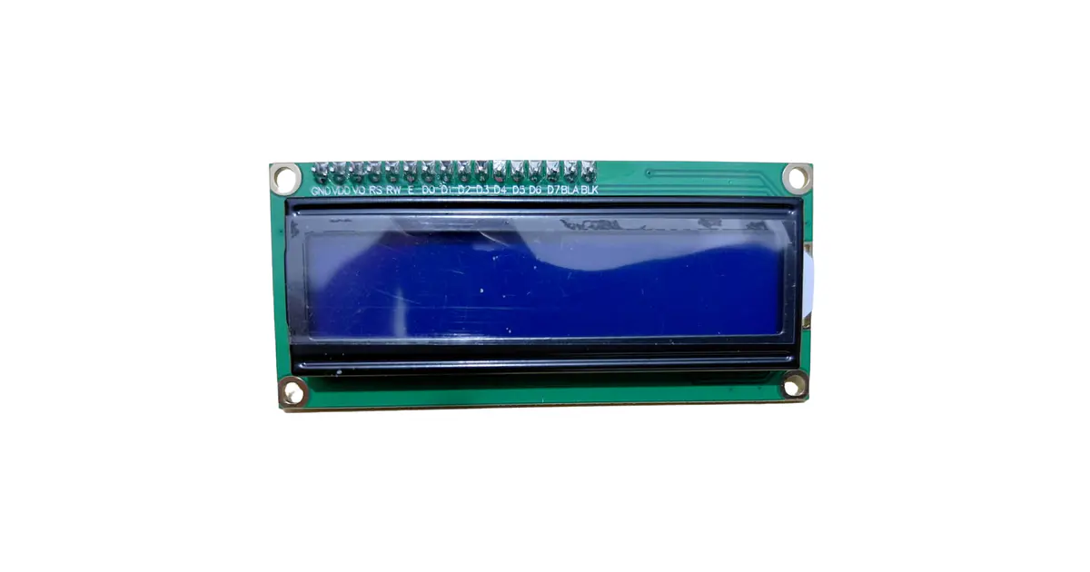 Pantalla LCD1602A con Fondo Azul y Módulo I2C (PCF8574T)