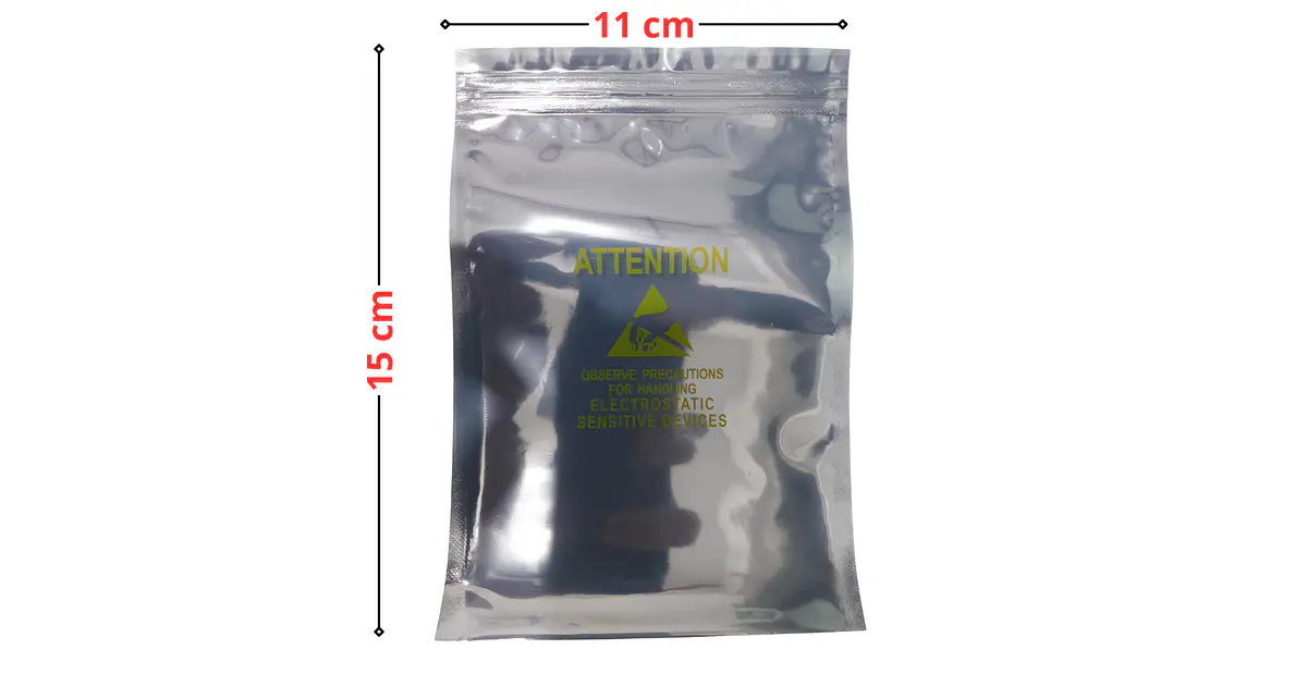 Pack de 20 Bolsas Antiestáticas Autosellantes 11x15 cm – Pro