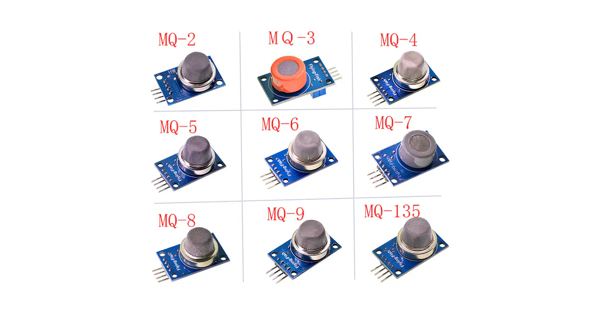 Kit de Sensores de Gas MQ (9 Módulos) – MQ-2 al MQ-135 para