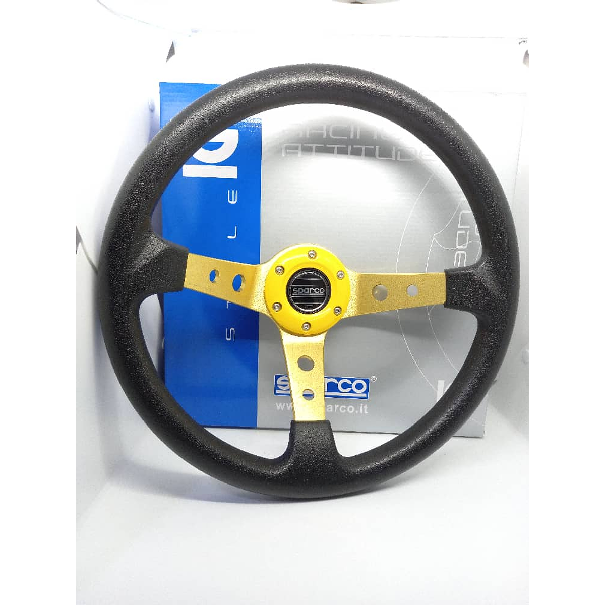 Volante de auto universal Tunning deportivo marca Sparco uni