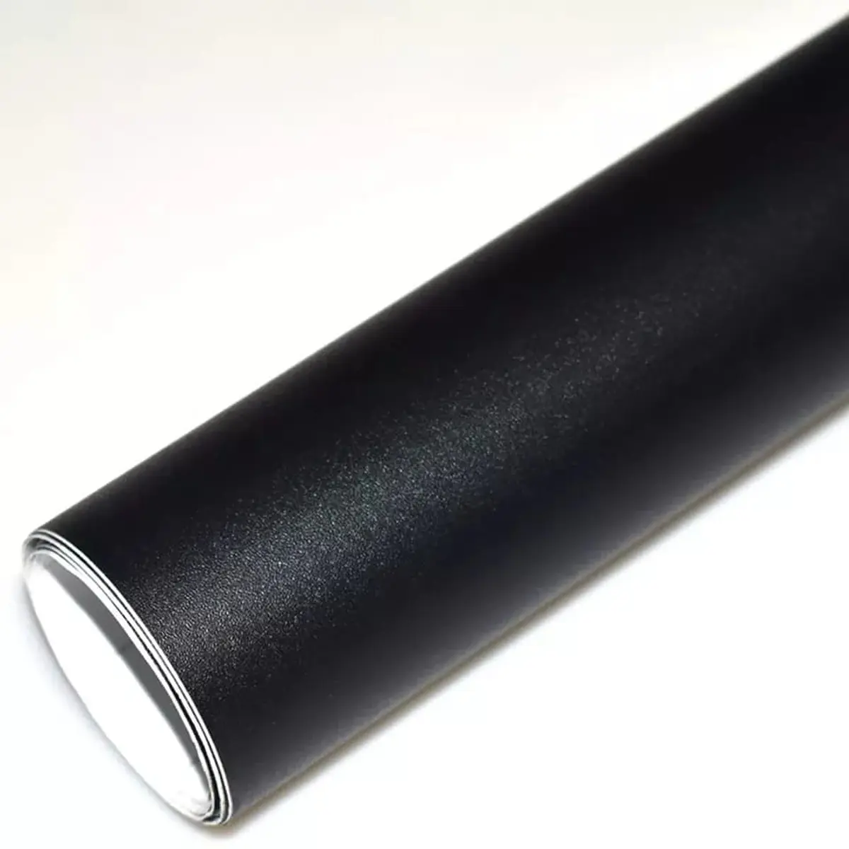 Papel vinilo autoadhesivo decorativo tunnig color negro mate