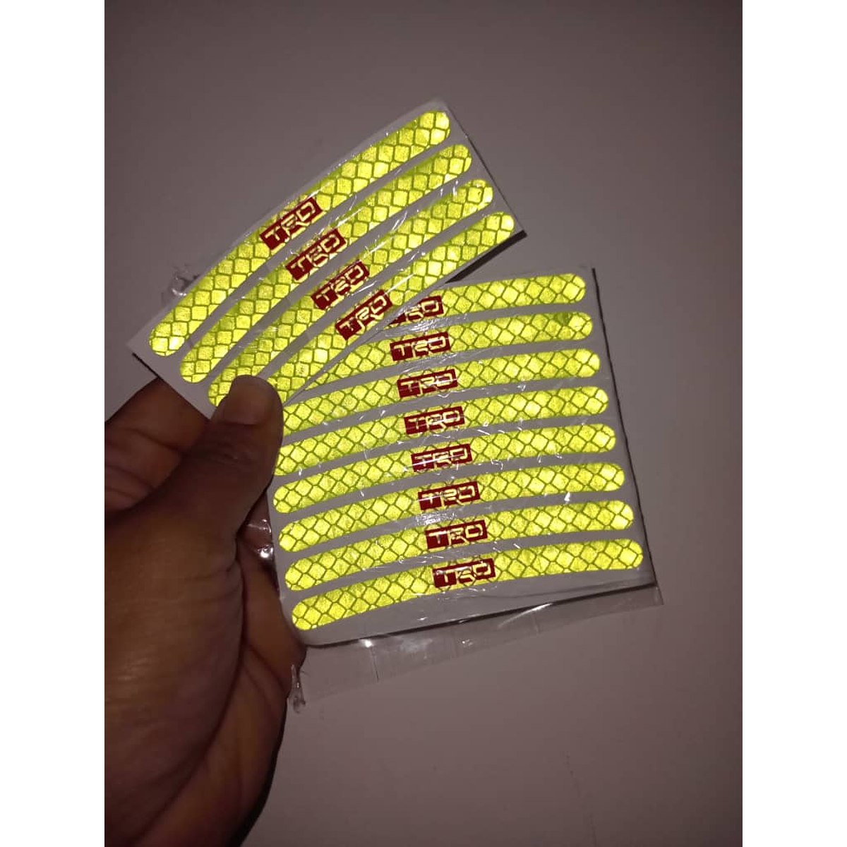 Kit STICKER adhesivos reflectivos TRD para llantas ruedas