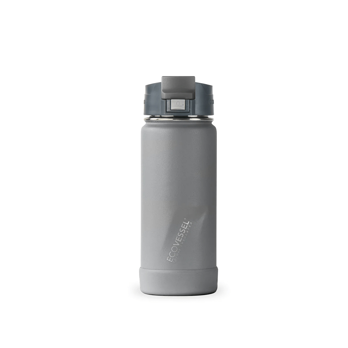 Botella Inox De Viaje Ecovessel 473 Ml The Perk Gris