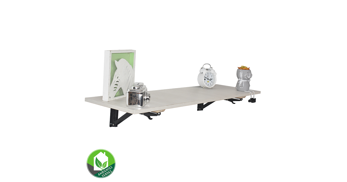 Repisa Abatible Metálica Plegable Y Melamina