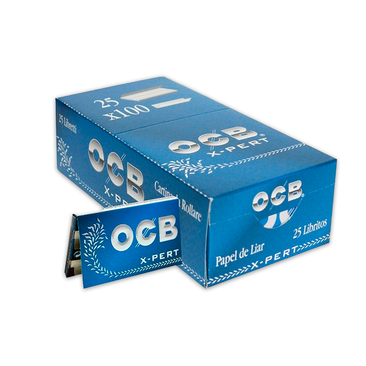 Papelillo Ocb Xpert Doble N° 1 Caja De 25und