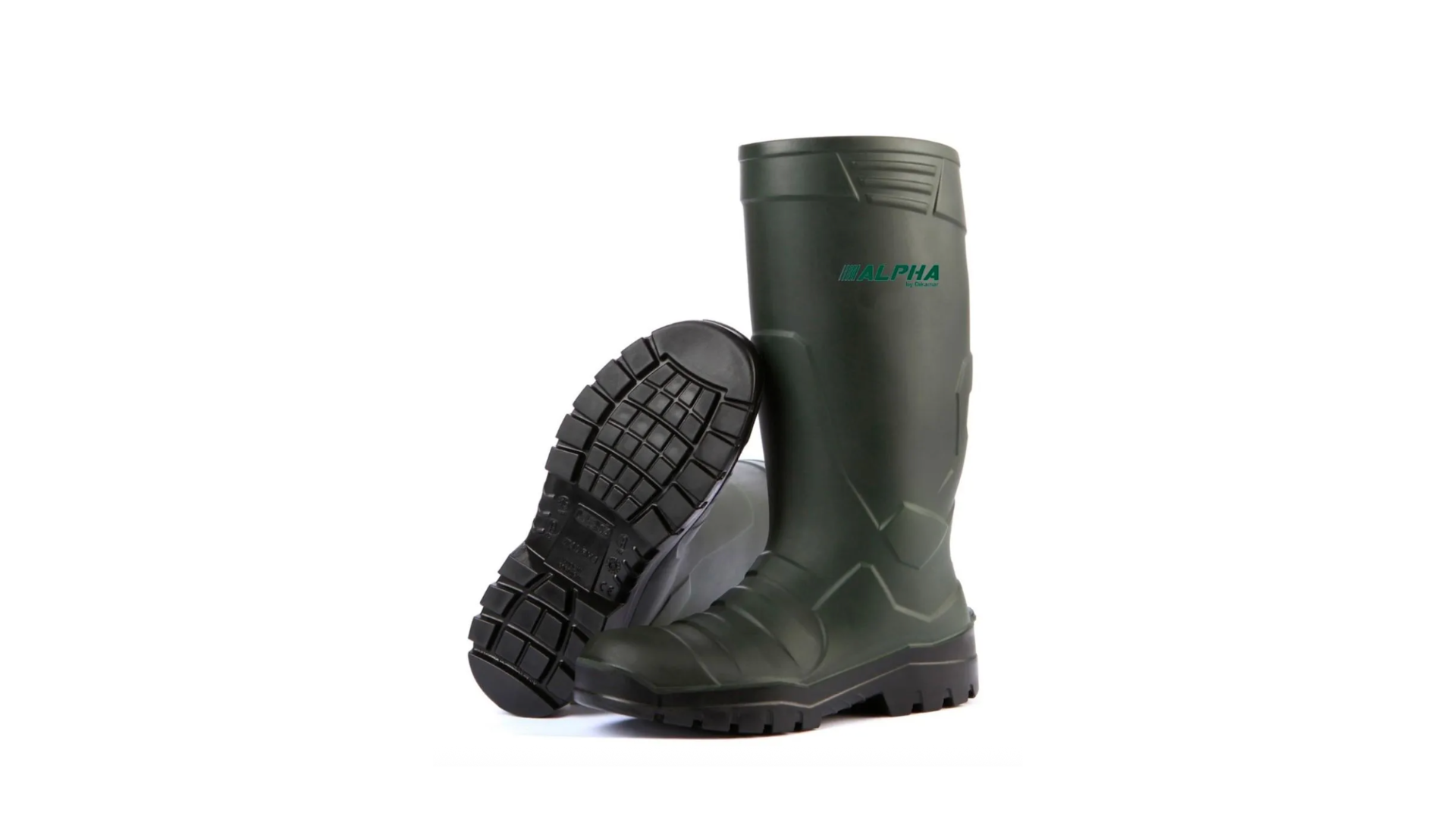 Bota Alpha S5 Poliuretano Verde Talla 38