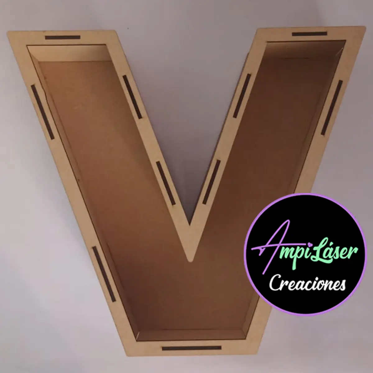 Caja tipo letra (abedecario completo)