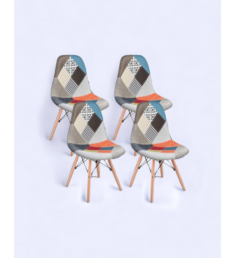 Pack Sillas Patchwork