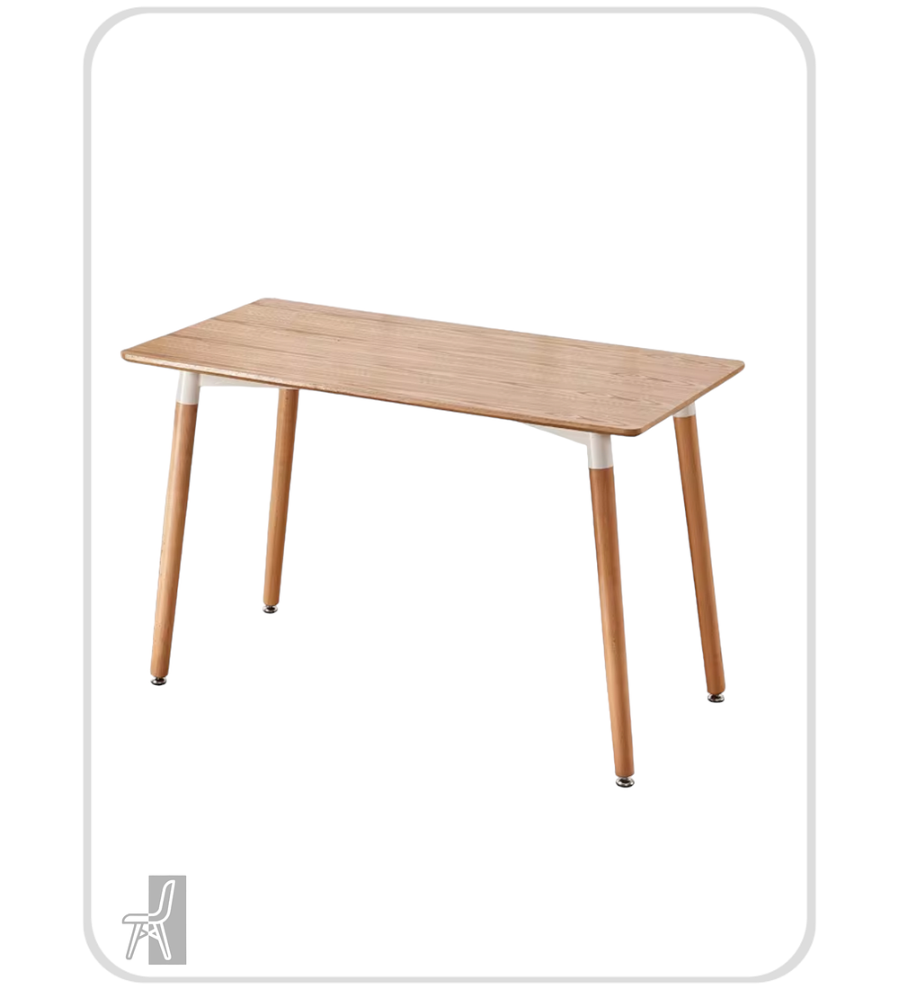 Mesa Rectangular Melamina Madera 120x80 cm