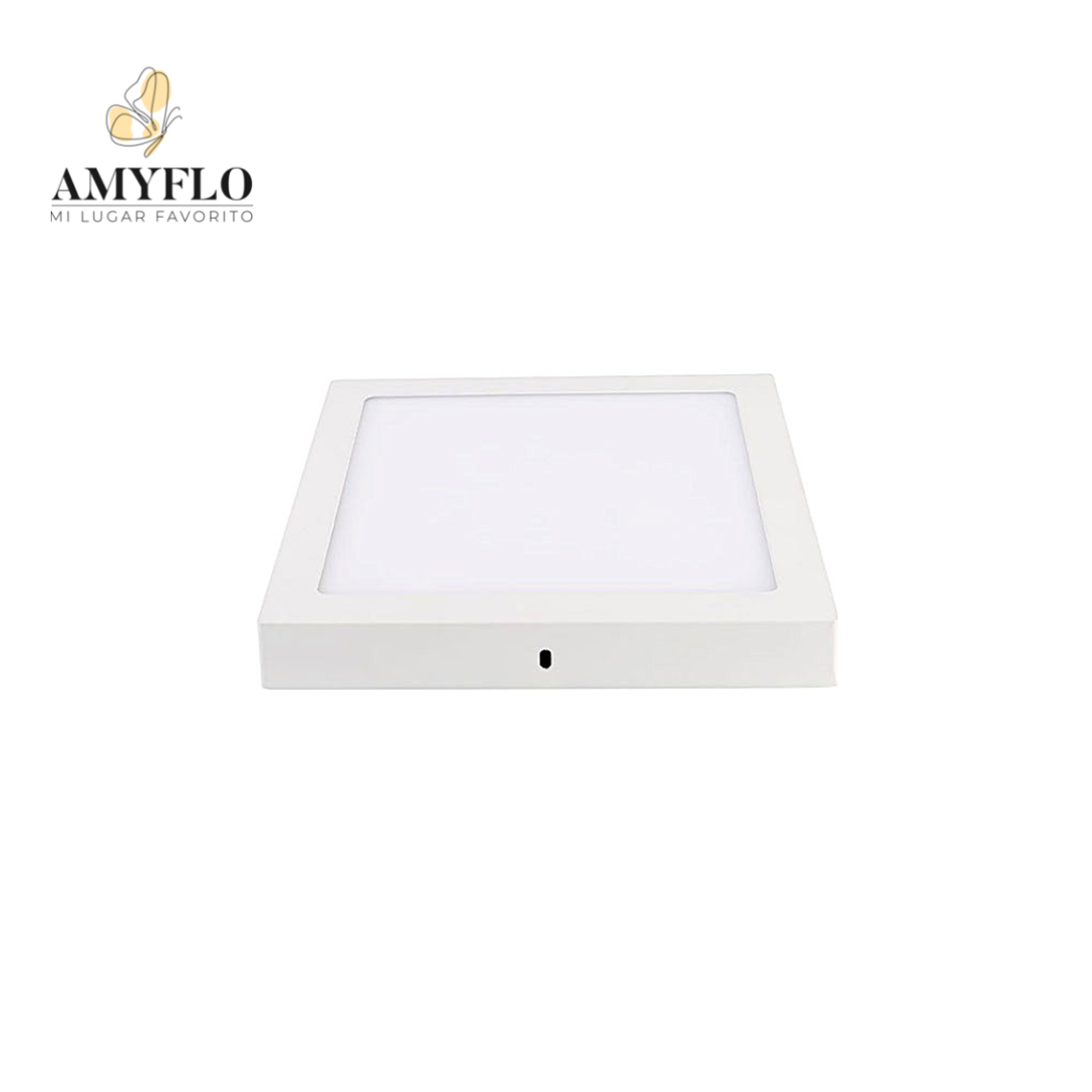 Panel Led 12W Cuadrado Sobrepuesto Luz Fria