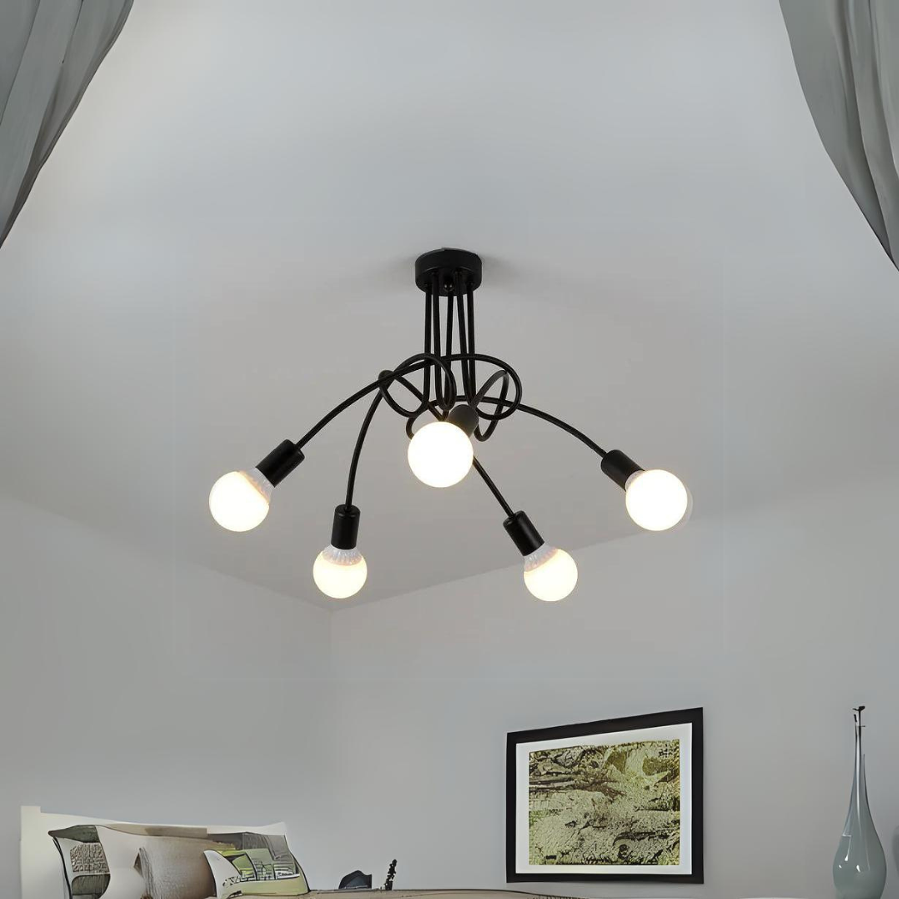 Lampara de techo multiple