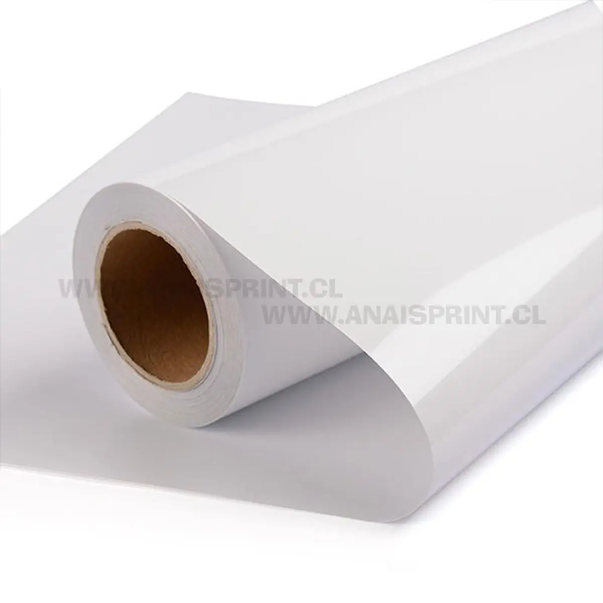 VINILO TEXTIL PU TERMOTRANSFERIBLE 50 CM X 1 MT BLANCO