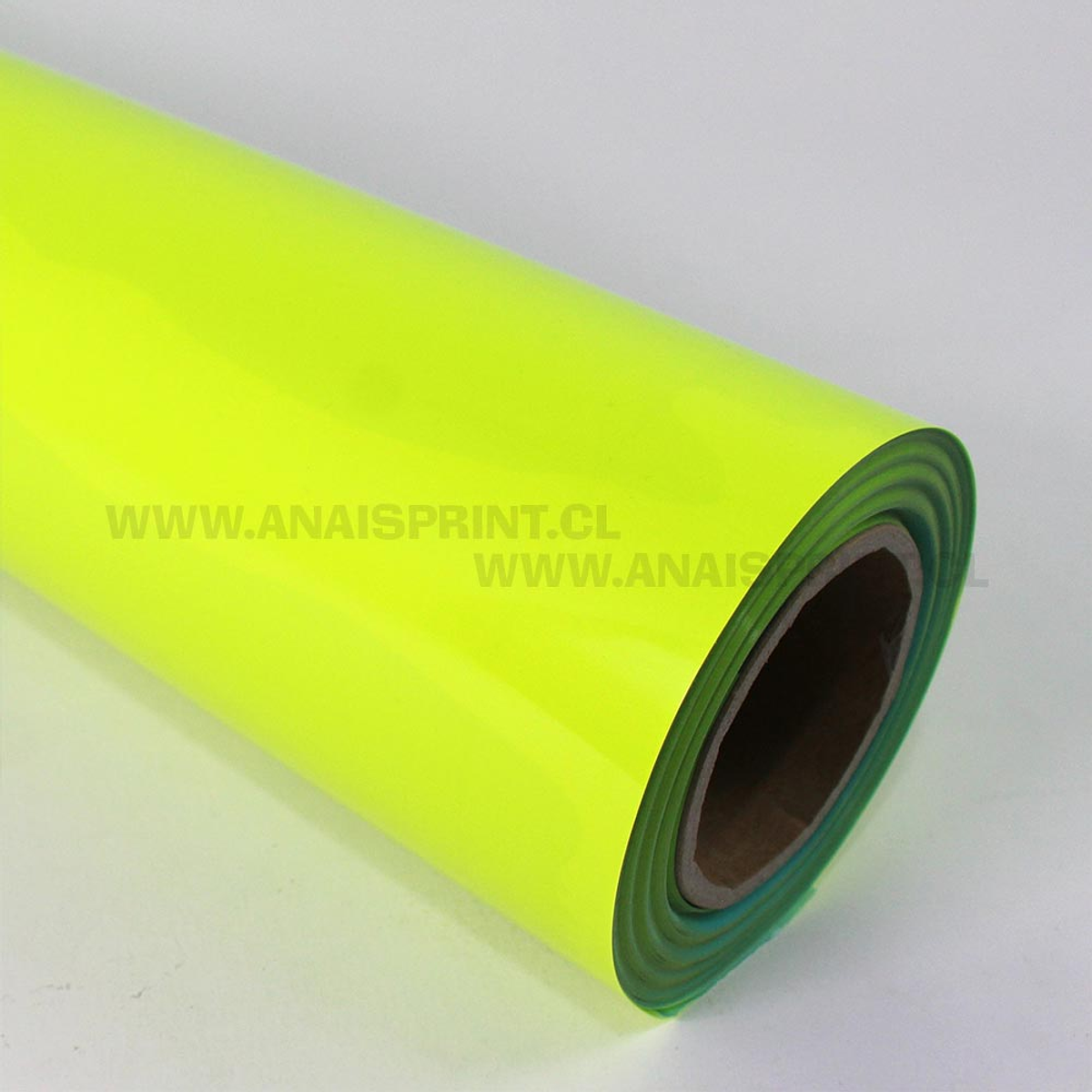 VINILO TEXTIL PU AMARILLO NEON 50 CM X 1 MT