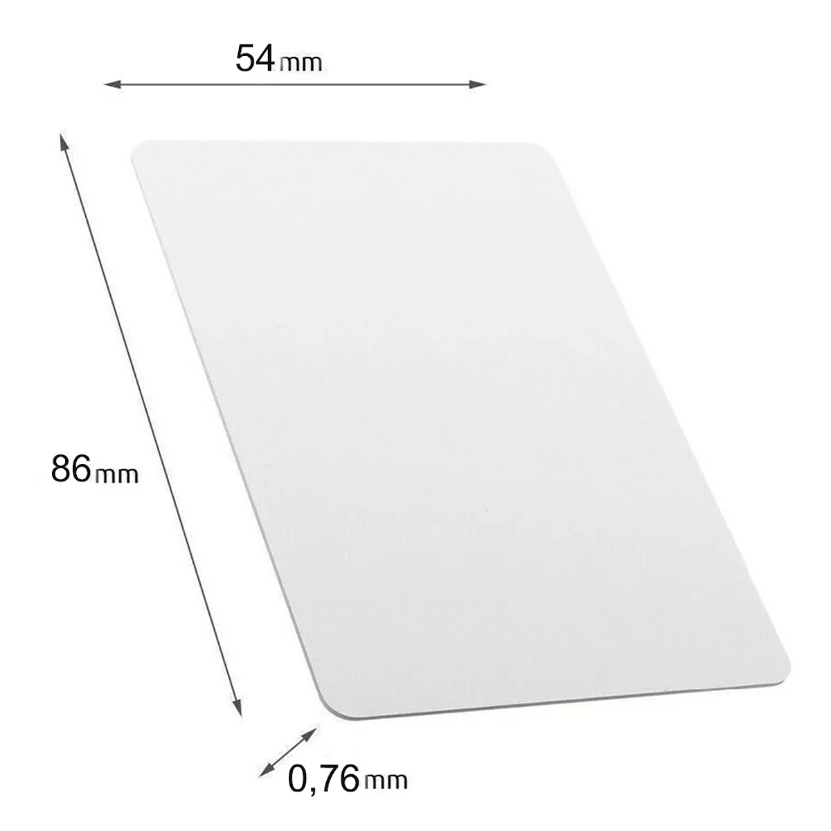 TARJETA CREDENCIAL PVC BRILLANTE IMPRIMIBLE O SUBLIMABLE