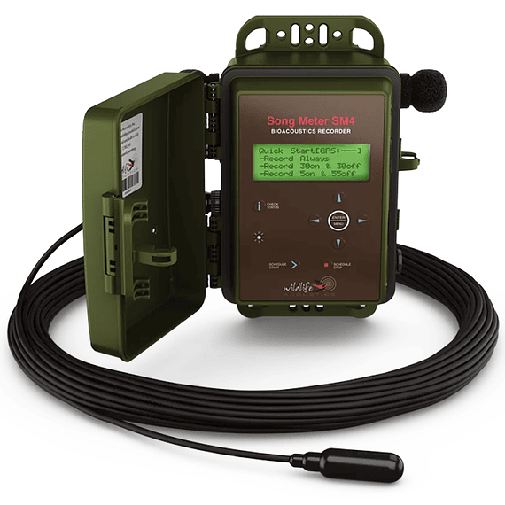 Grabadora Sonido Fauna Wildlife Acoustics Song Meter SM4 | Andes Photo
