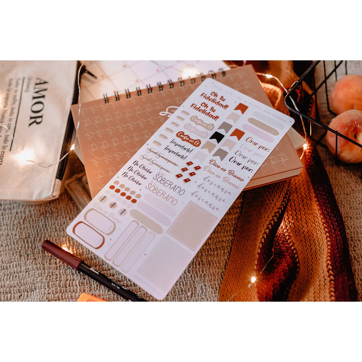 Confía en Él - Set de Stickers para Planners