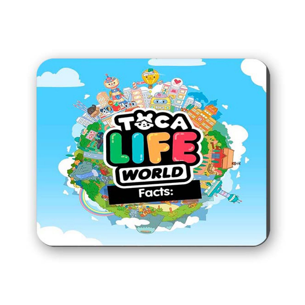 MOUSE PAD PERSONALIZADO M197 TOCA LIFE WORLD