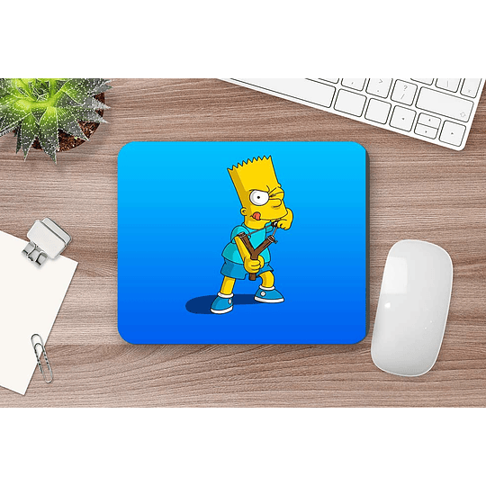 MOUSE PAD PERSONALIZADO M235V5 BART SIMPSONS