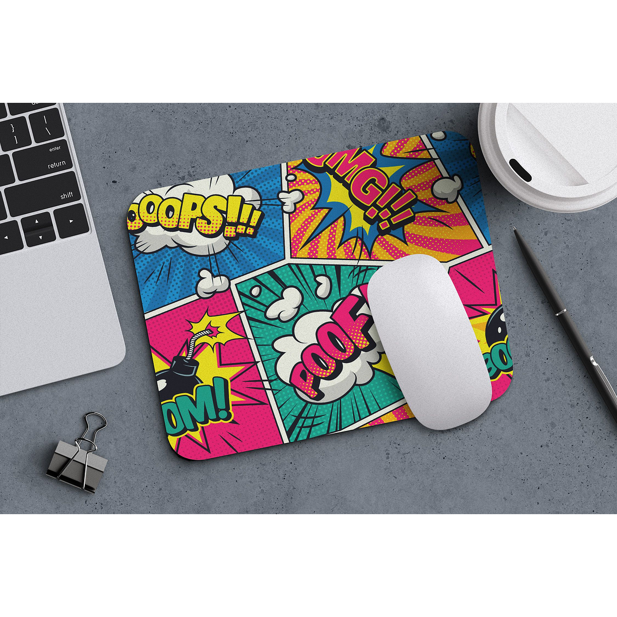 Mouse pad comic M274